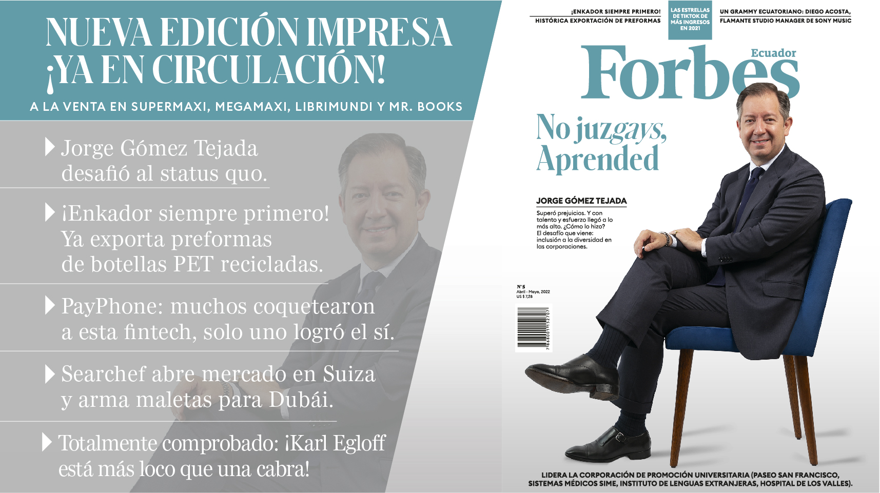 ¡Así construimos la portada de nuestra quinta edición! - Forbes Ecuador
